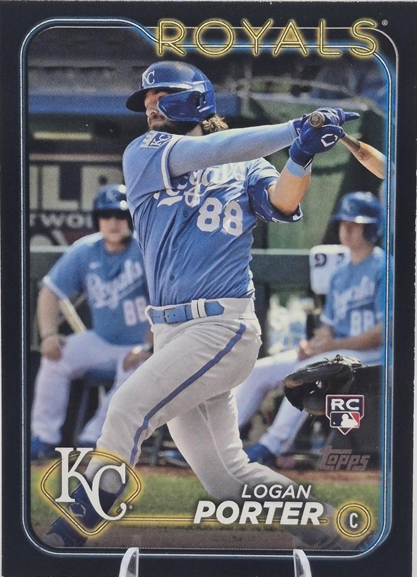 2024 Topps Series 2 - Logan Porter #666 Black /73 (RC) for sale online ...