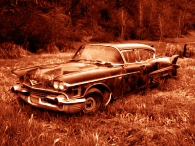 Abandoned Junk Cars Collection #7 - Canvas Art Poster 18" x 24" | eBay