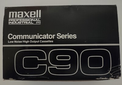 New Maxell blank cassette tapes, C90 Communicator Series Professional ...