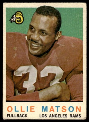 1959 Topps Football Card Ollie Matson Los Angeles Rams #50 VG | eBay