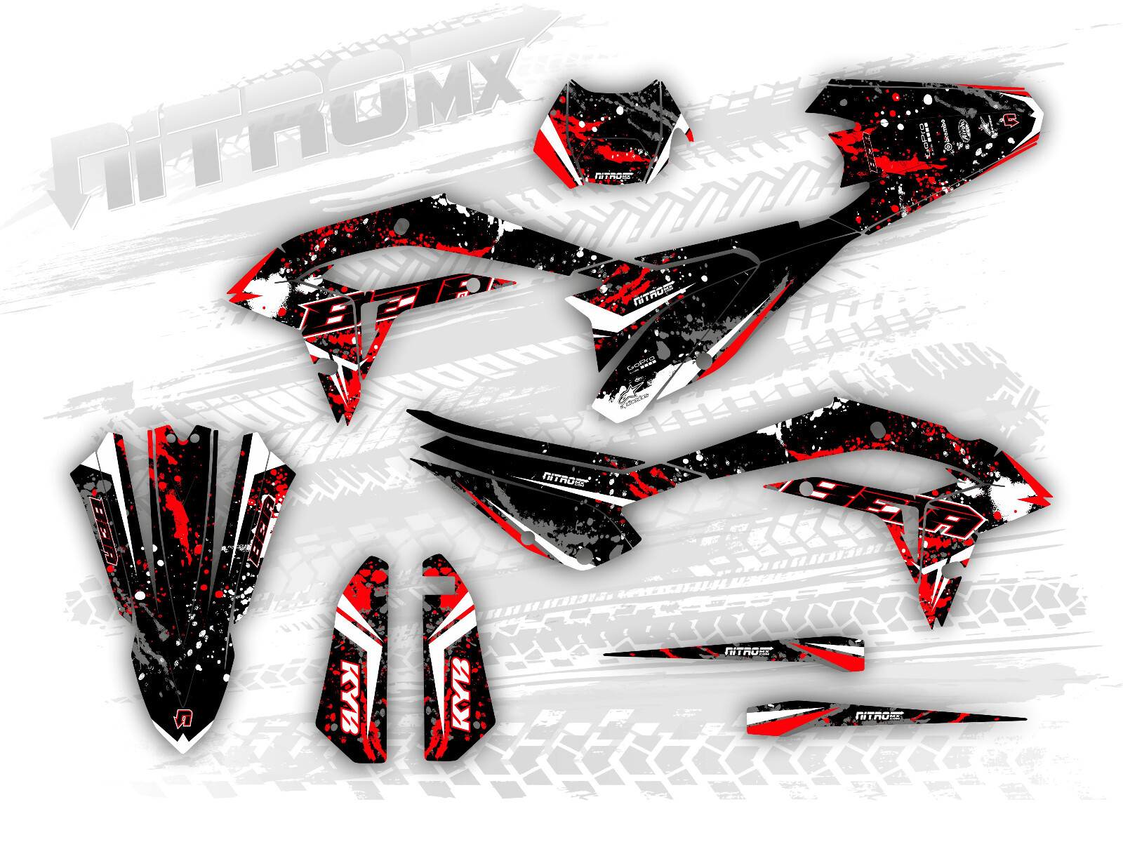 Graphics Kit fits Beta X-trainer 250 300 Xtrainer 2023 2024 Decals ...