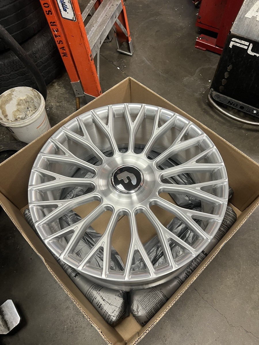 Mercedes S55 Amg Forgiato 22” Forgiato 713 3 Wheels Installed On Our