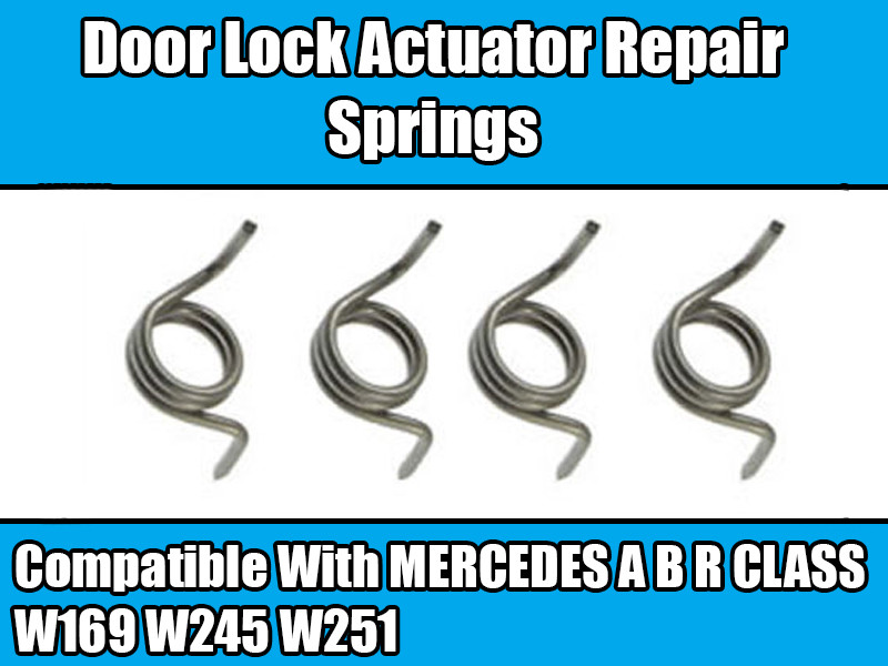 4x DOOR LOCK ACTUATOR REPAIR SPRINGS For MERCEDES A B R CLASS W169 W245 ...