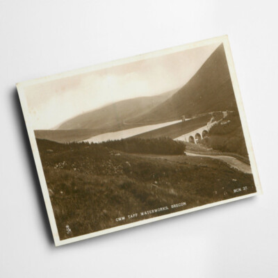 A4 PRINT - Vintage Wales - Cwm Taff Waterworks, Brecon | eBay