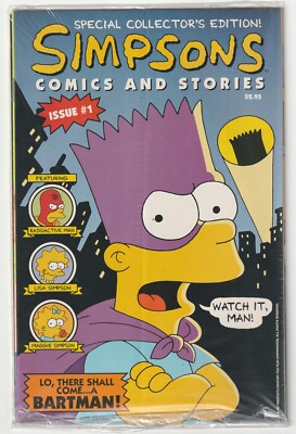 Lot of 2: Simpsons (Factory Bagged) # 1 (x2), 1993, NM | eBay