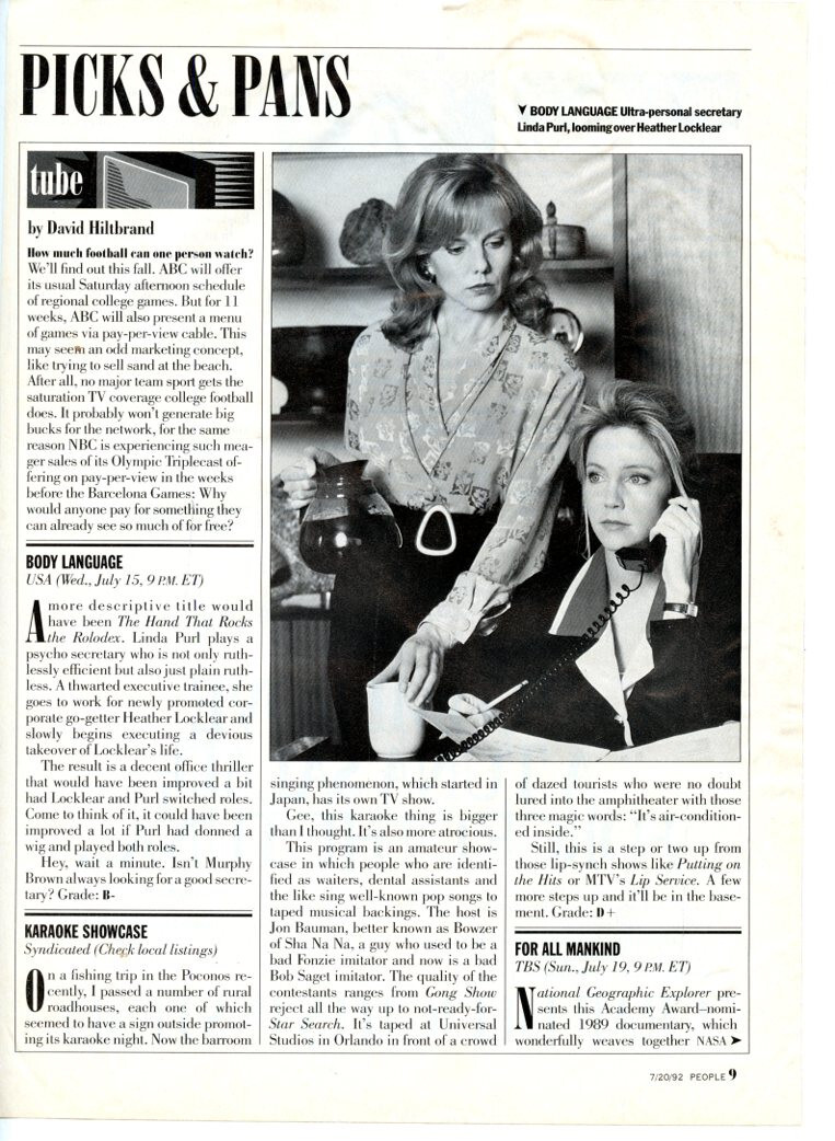 Linda Purl Heather Locklear Magazine Photo Clipping 1 Page M3501 | eBay