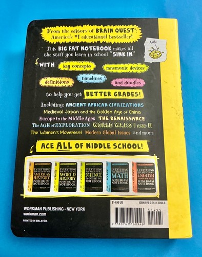 Everything You Need to Ace World History in One Big Fat Notebook Middle ...
