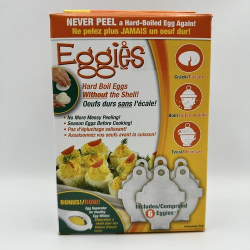 Eggies Hard Boil Eggs without the Shell + Bonus Separator for Healthy ...