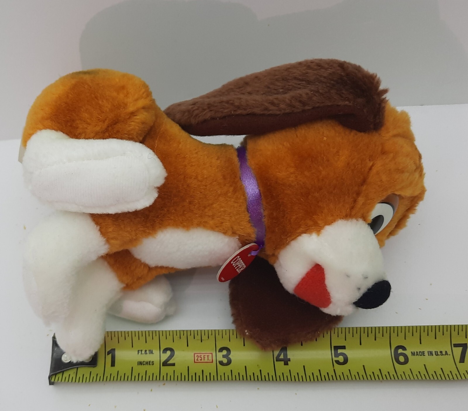 Fox and The Hound Copper Dog Plush Stuffed Toy Vintage - Walt Disney | eBay