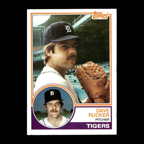 Dave Rucker 1983 Topps Detroit Tigers #304 R318B 4 | eBay