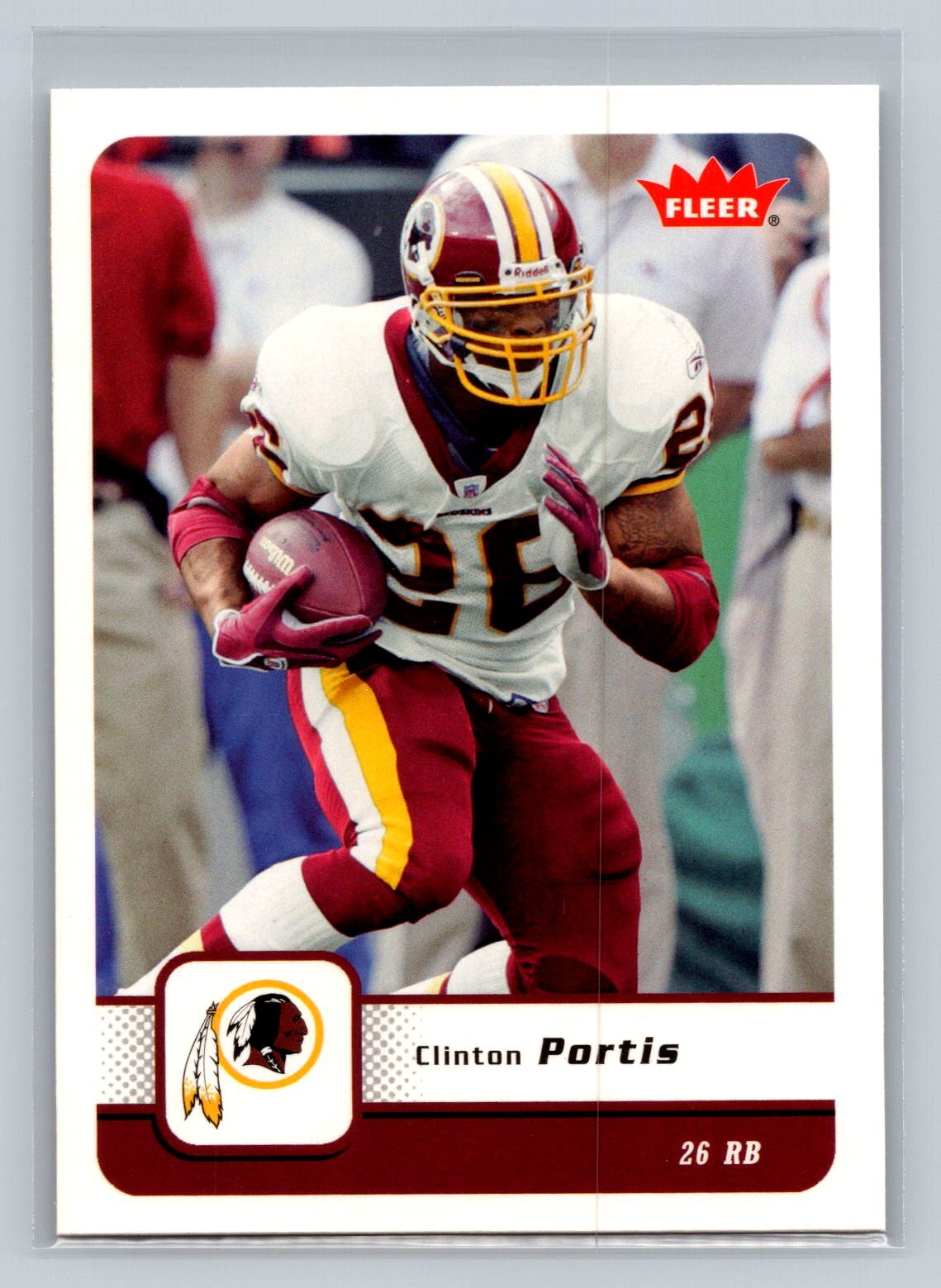 Clinton Portis 2006 Fleer #98 Washington Redskins C39 | eBay