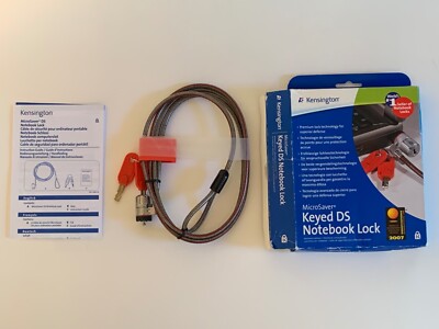 Kensington Keyed DS Notebook Lock MicroSave Never used, open box | eBay
