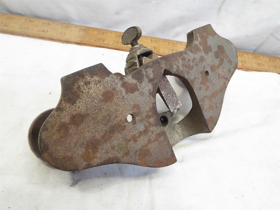Clean Antique Stanley #71 Open Throat Router Plane Depth Stop Wood Tool ...