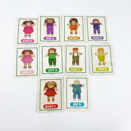 Cabbage Patch Kids 1984 Hide and Seek Cards Lot 10 Replacements ...