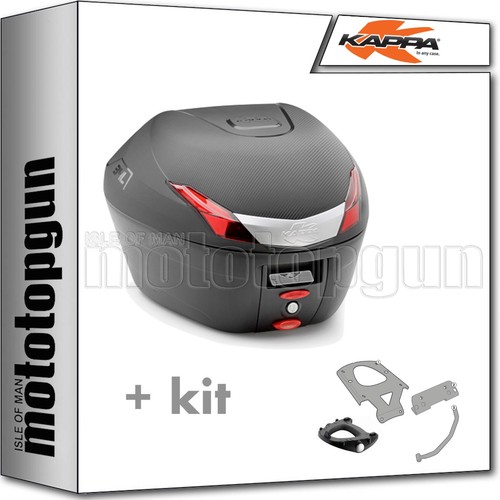 KAPPA TOP CASE K34NMAL 34 LT + REAR-RACK MONOLOCK KYMCO AK 550 AK550 ...