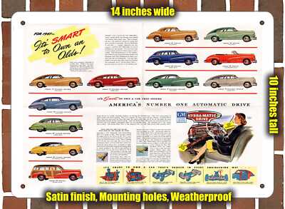 Metal Sign - 1947 Oldsmobile (Sign Variant #3) | eBay