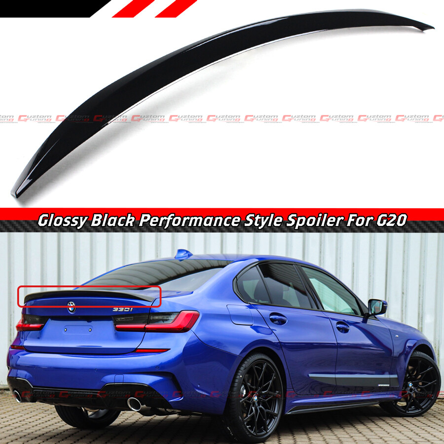 FOR 19-23 BMW G20 330i M340i M3 G80 GLOSS BLACK PERFORMANCE STYLE TRUNK ...