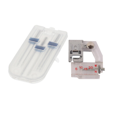 3 Sizes Double Twin Needles + Binding Presser Foot For Janome Singer ...