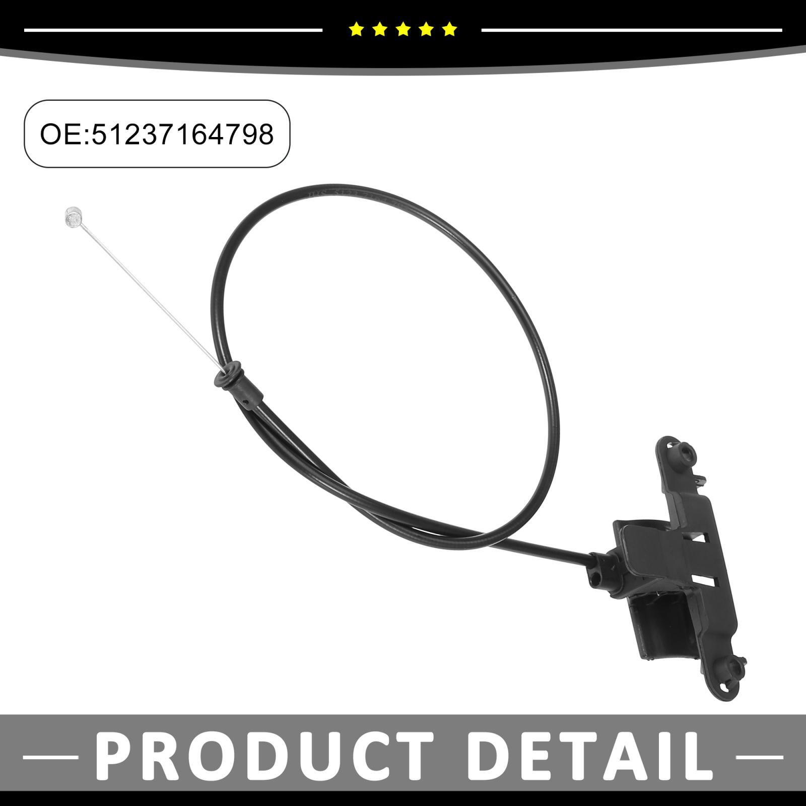 Fit for BMW X5 2007-2014 51237164798 Car Engine Hood Release Cable Wire ...