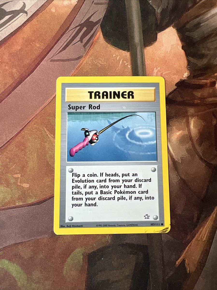 Super Rod Pokemon Pokémon TCG 3 New Reverse Foil Promo Cards