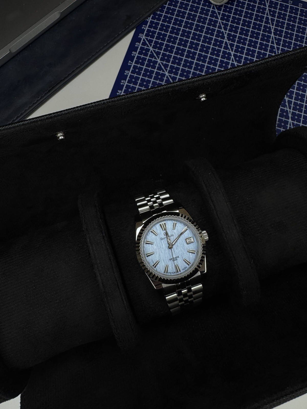 Grand Seiko mod Ice Blue 36MM - Brand New | eBay