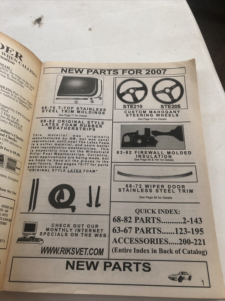 1990 General Motors Performance Parts Catalog GM Corvette Buick ...