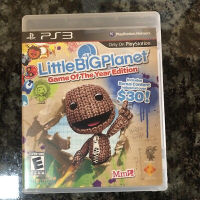 LittleBigPlanet PS3 -- Game of the Year Edition TESTED Complete CIB ...