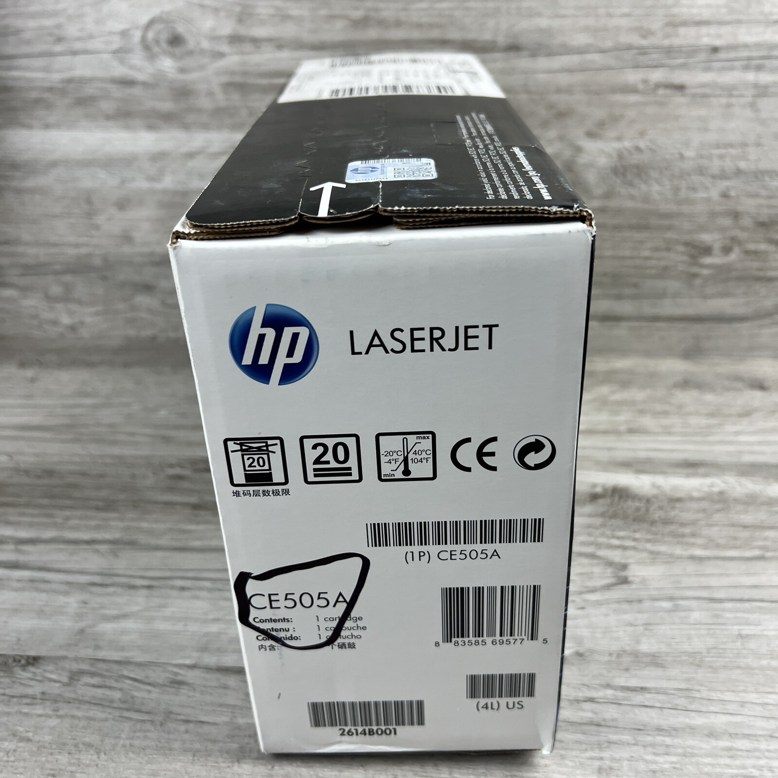 HP 05A (CE505A) Black Laserjet Toner Print Cartridge (CE505A ...