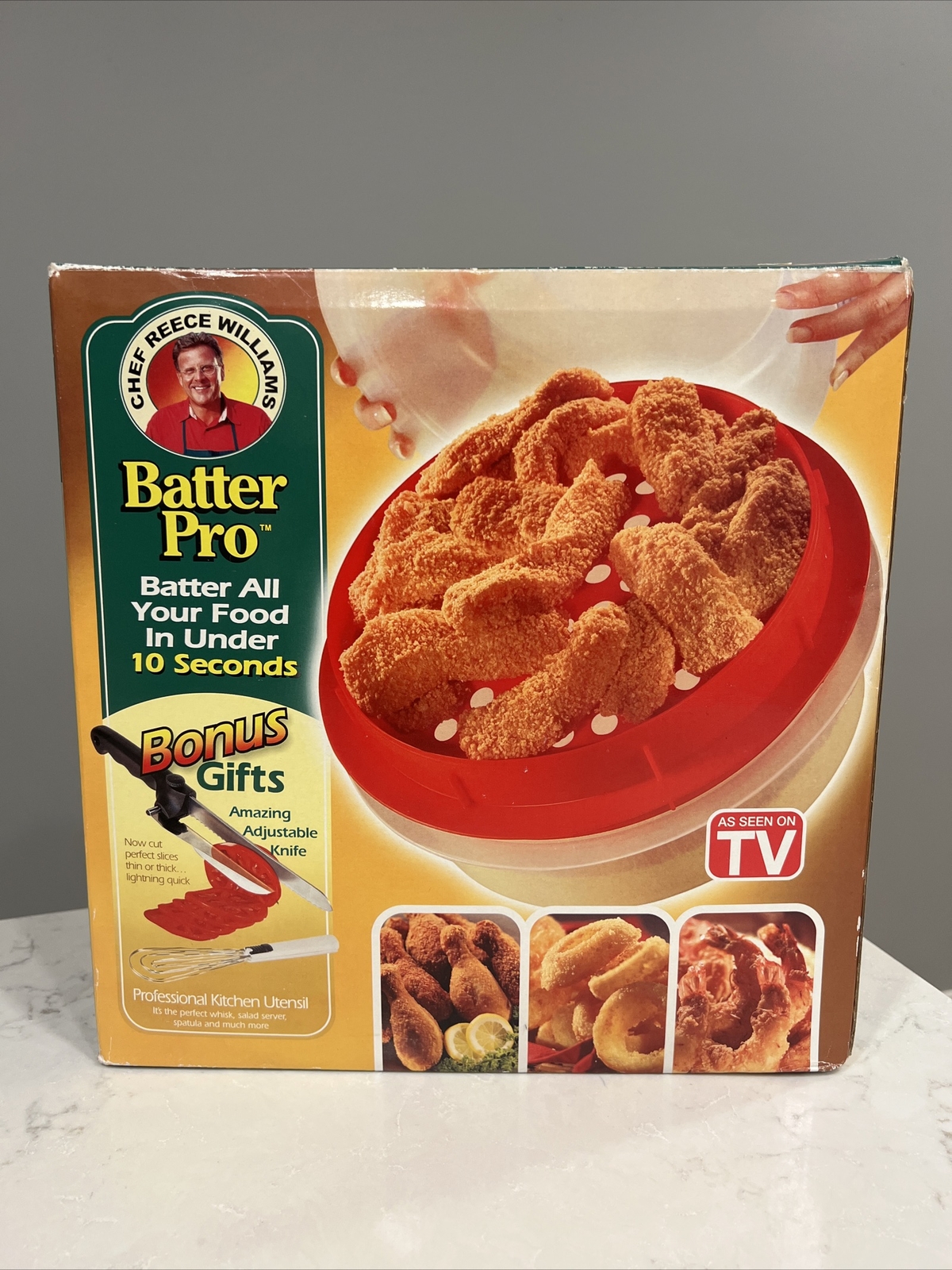 NIB Batter Pro System by Chef Reece Williams + Bonus Gifts Adj Knife ...