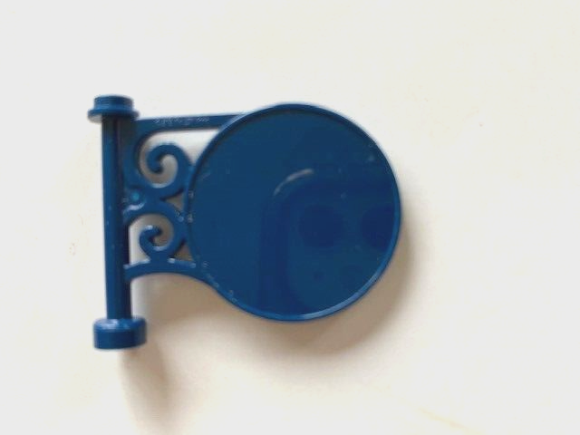LEGO Parts: Round Road Sign on Pole w/ Flat Top, Part # 13459, Dark ...