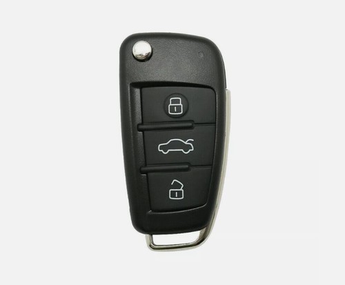 3 Button Remote Replacement Key Fob Case & Blade for AUDI A3 A4 A6 Q7 ...