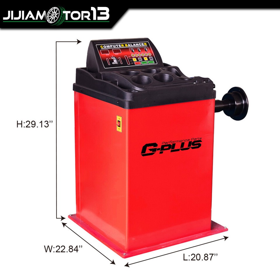 Heavy Duty Wheel Balancer Tire Balancers Machine Rim 680 Red Part Fit ...