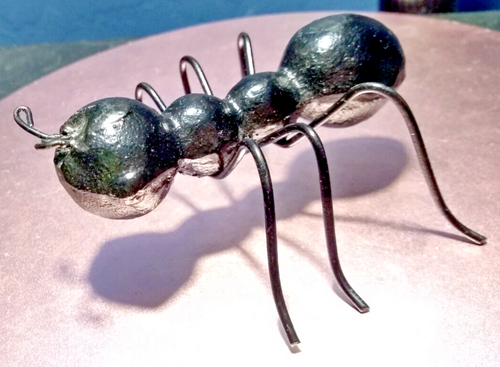 Ant Paperweight Cast Iron Black Vintage 4 in Insect used | eBay