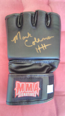 glove ufc k1 signer mark colman with certificat d authenticity mma ...
