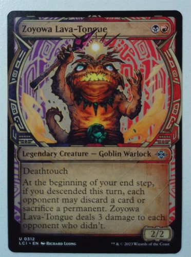 Zoyowa Lava-Tongue *Showcase* Magic MtG x1 Lost Caverns of Ixalan | eBay