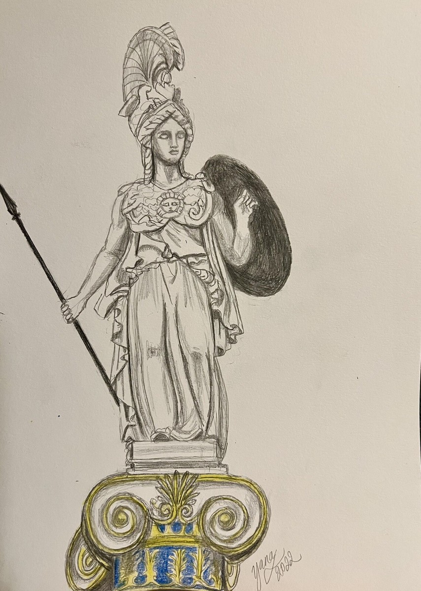 Greek Goddesses Athena Drawing 1,200+ Athena Goddess Stock