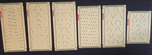Brother LACE Punch Cards Set Patterns #401-420 Knitting Machines | eBay