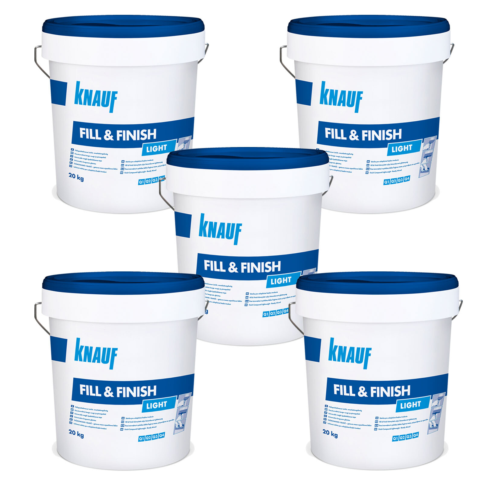 5 x KNAUF Sheetrock Fill Finish Light Füllmasse