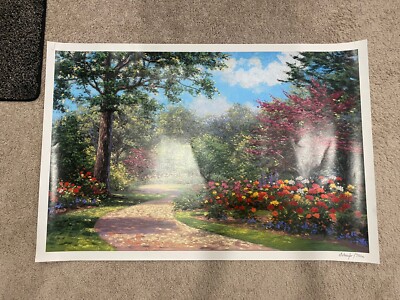 SCHAEFER MILES Summer Enchantment 40 x 26.5 SIGNED ART WORK ...