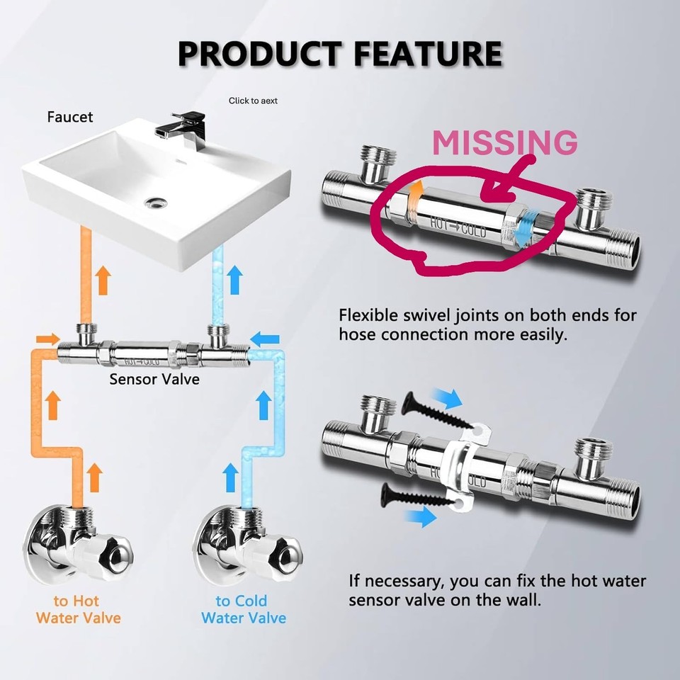 Instant Hot Water Recirculating Pump System Kit For Tank Water Heater ...