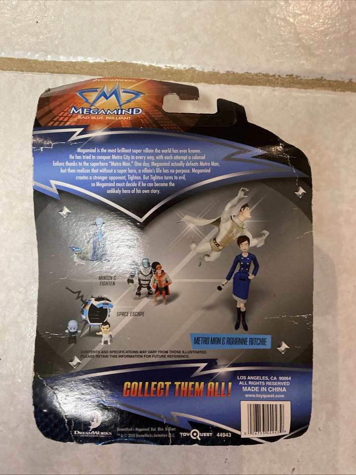 Megamind Metro Man & Roxanne Ritchie Figures | eBay