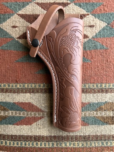 Fits Ruger Wrangler Single Six 5.5" 22Cal Leather Thumb Break Field ...