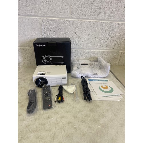 DR.J Professional Mini Projector w Bluetooth 5.2 & Screen, 8000L HD ...