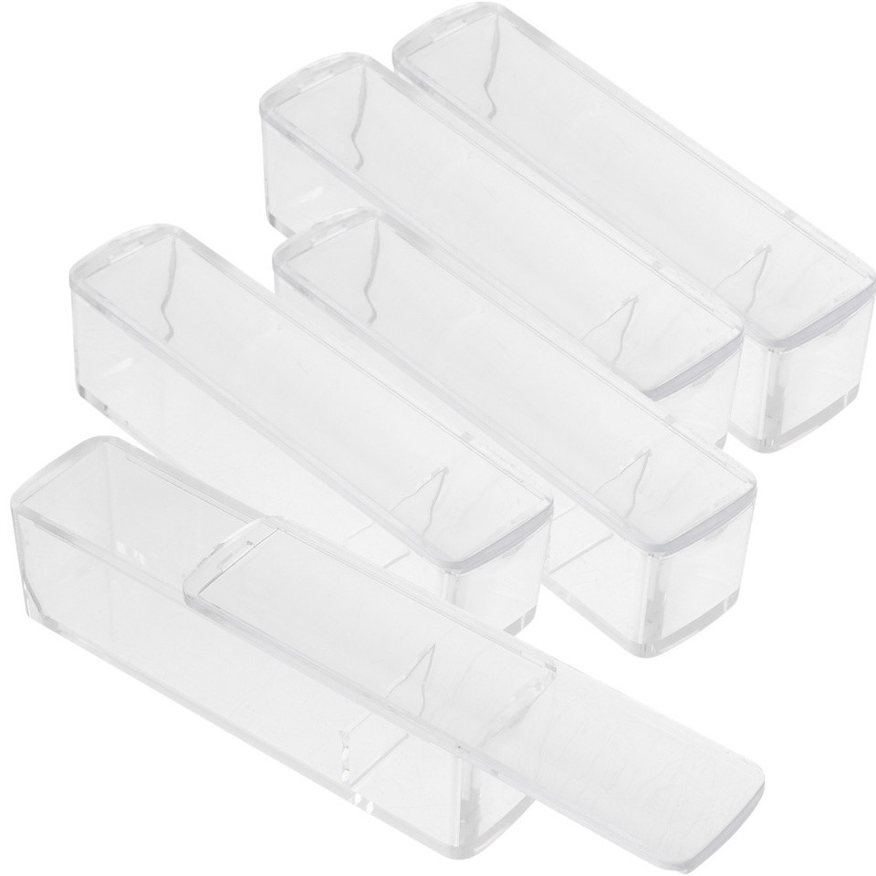 5 Pcs Seal Storage Box Signature Stamp Organizer Stamper Container ...