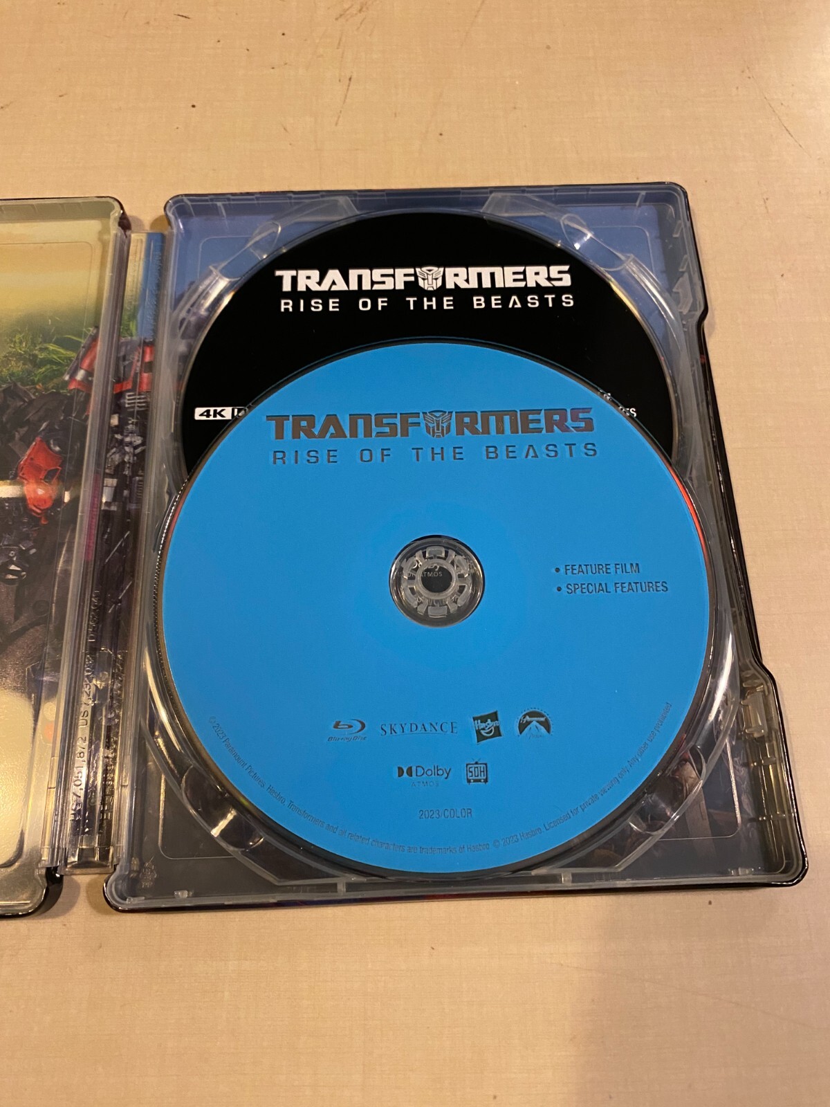 Transformers: Rise of the Beasts 4K Ultra HD/Blu-ray Steelbook 2-Disc Set 191329250457 | eBay