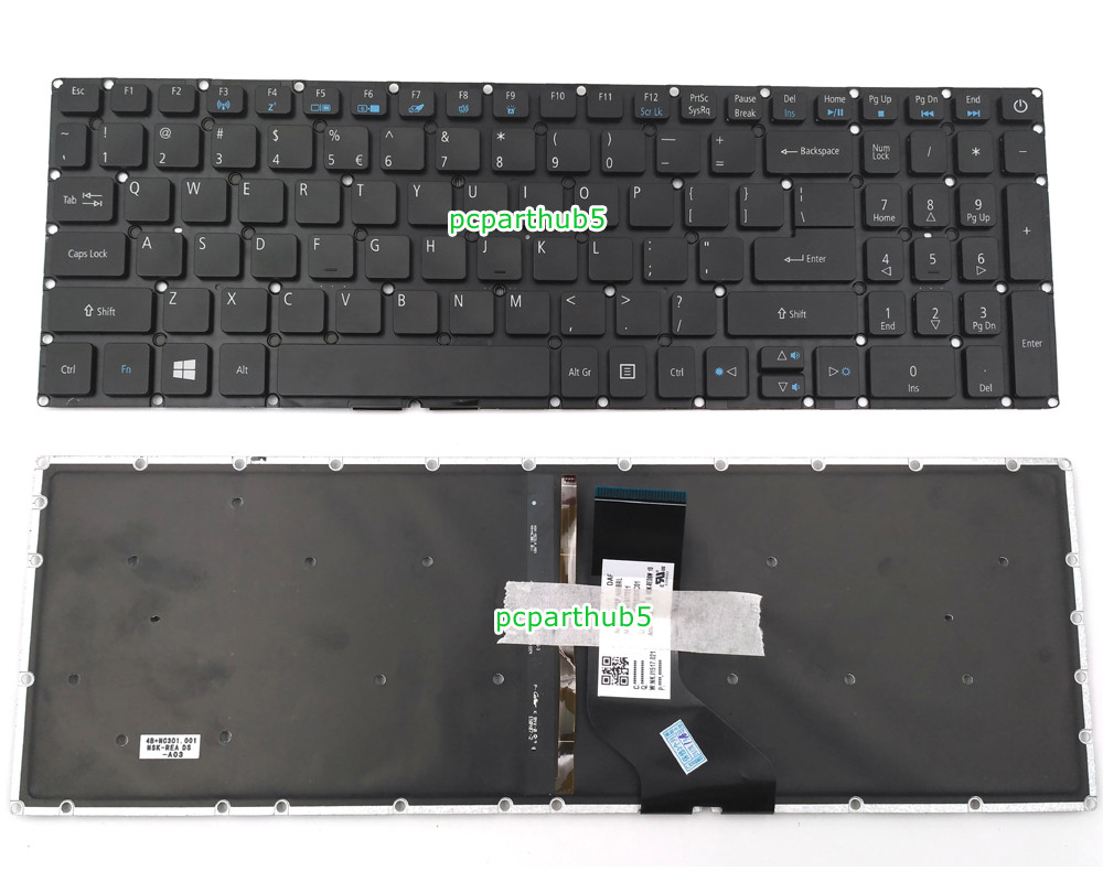 New Acer Aspire A615-51 N17C4 A615-51G A615-51G-51J6 Keyboard US Black ...