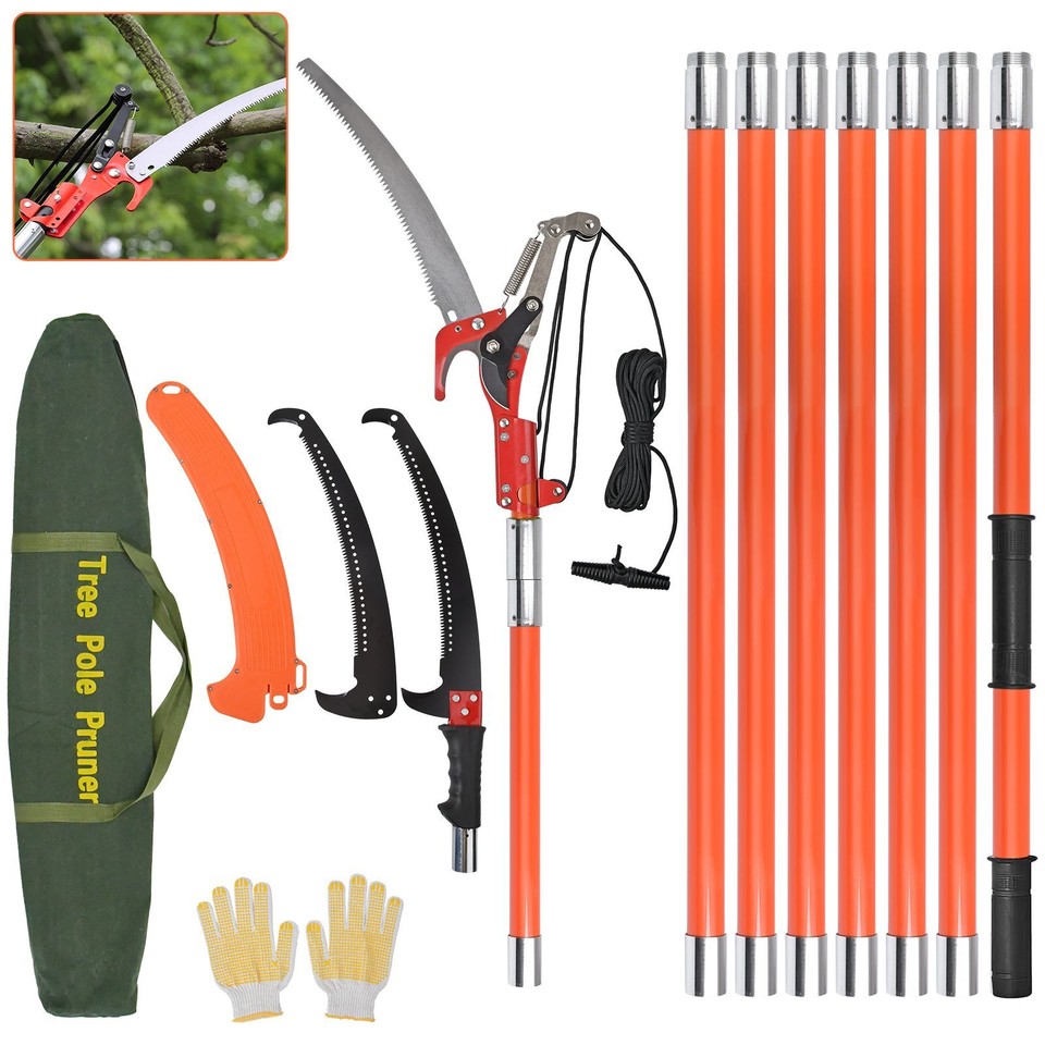 Telescopic Branch Cutter Saw Cuttter Pruning Trimmer Long Reach Tree ...