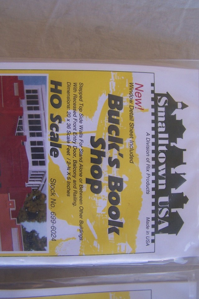 TWO Rix Products Smalltown USA HO Scale Building Kits DIME STORE BOOK ...