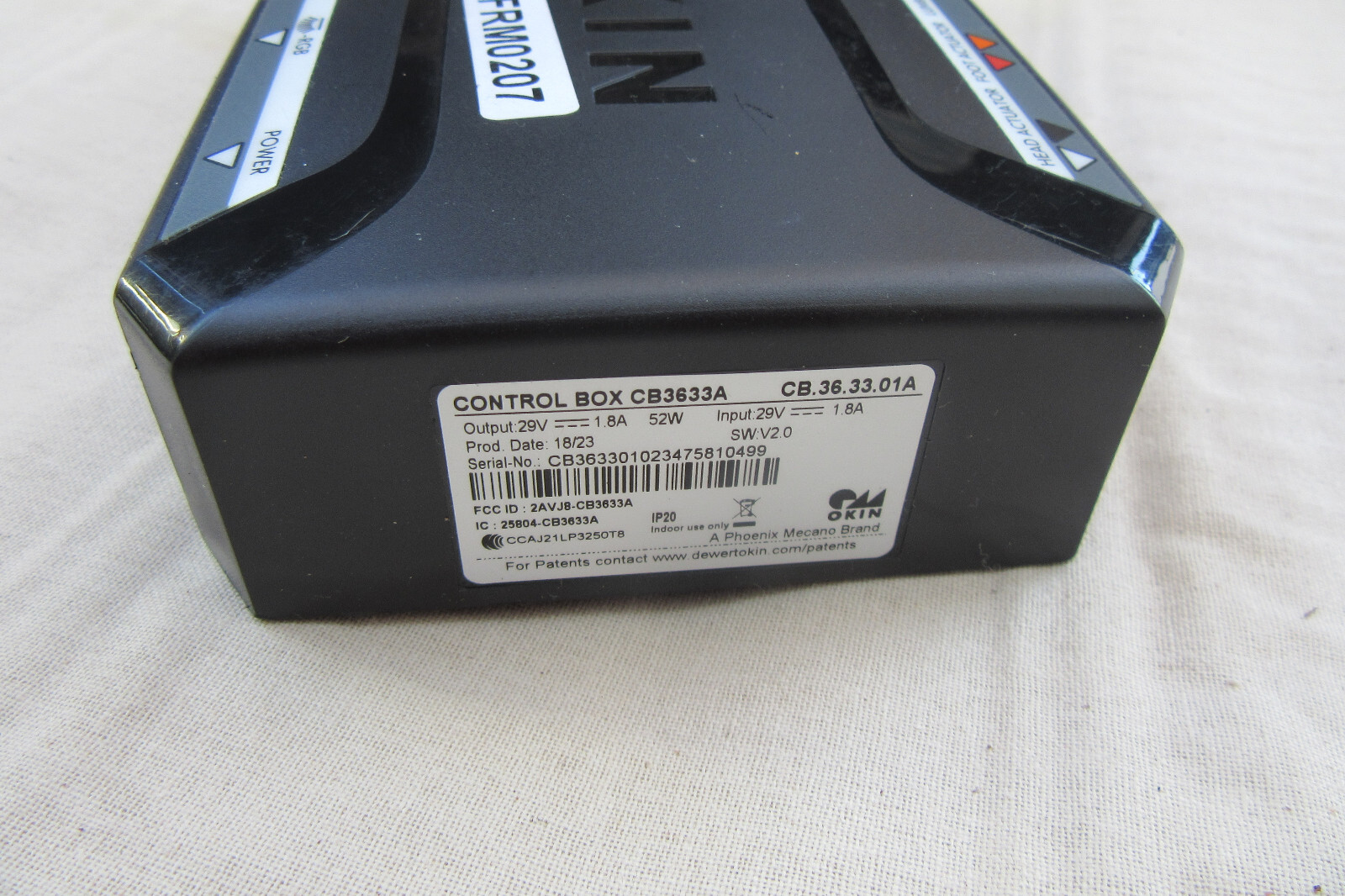 Okin Adjustable Bed base Control Box CB3633A | eBay