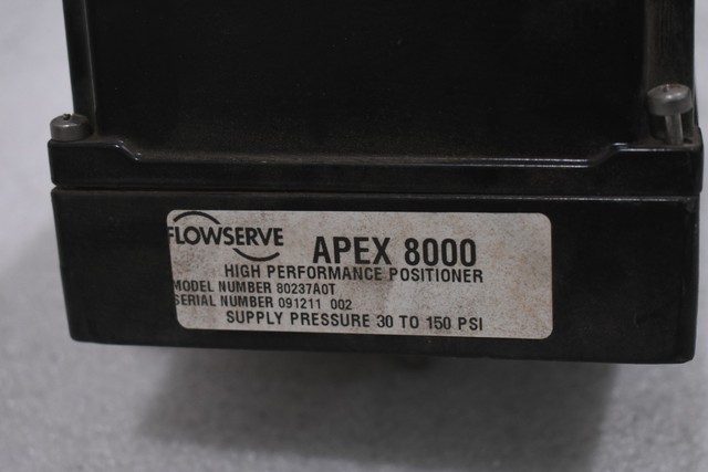 Flowserve Apex 8000 High Performance Positioner 80237A0T / 30 - 150 PSI ...